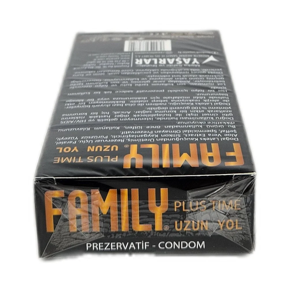 Family Plus Uzun Yol Aloe Veralı Prezervatif (12’li) | Bülbül Toptan