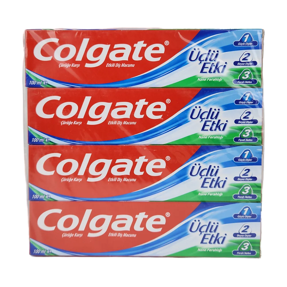 Colgate Üçlü Etki Diş Macunu 100ml | Bülbül Toptan – Dijital Tedarikçiniz