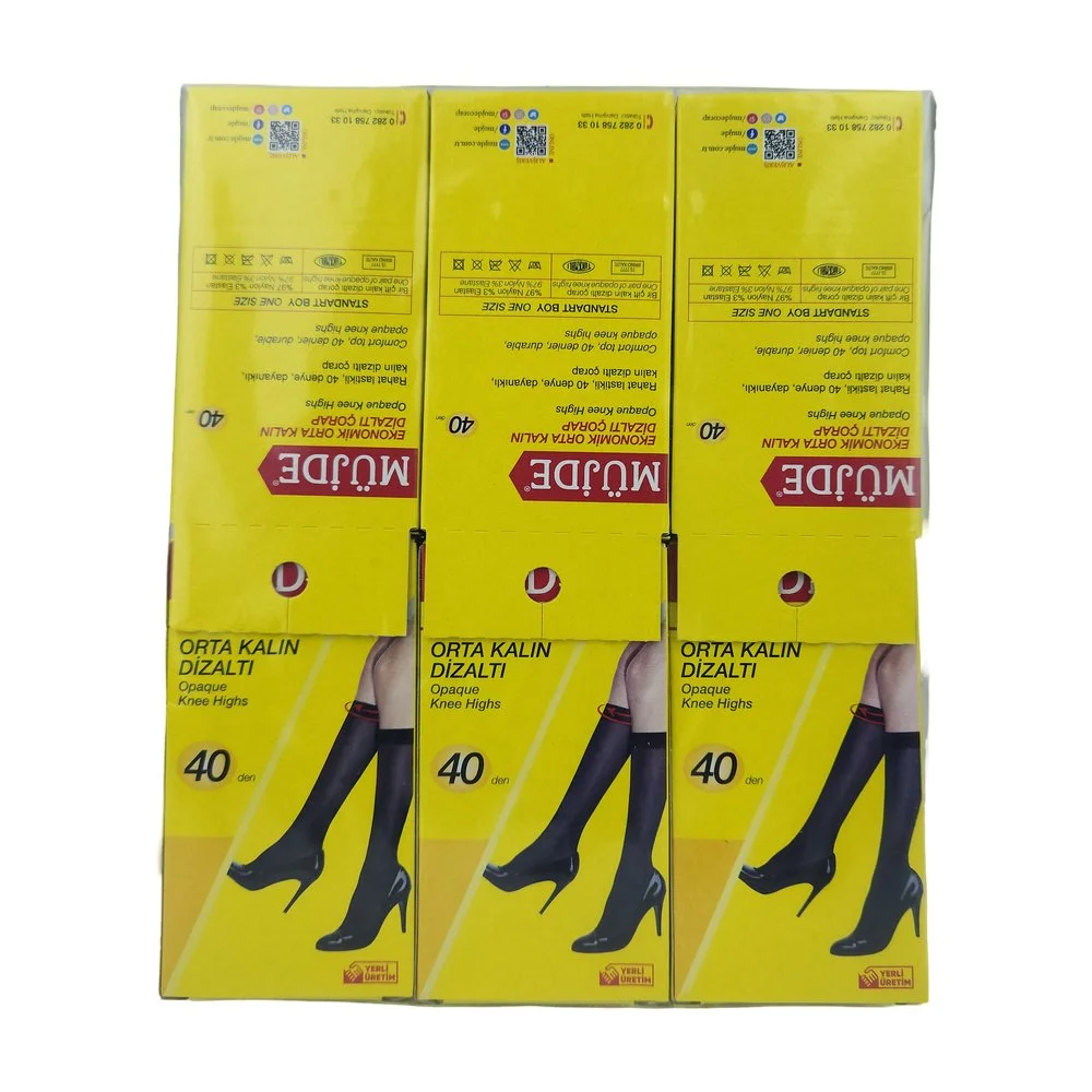 MÜJDE ORTAKALIN (57) DİZALTI ÇORAP*12